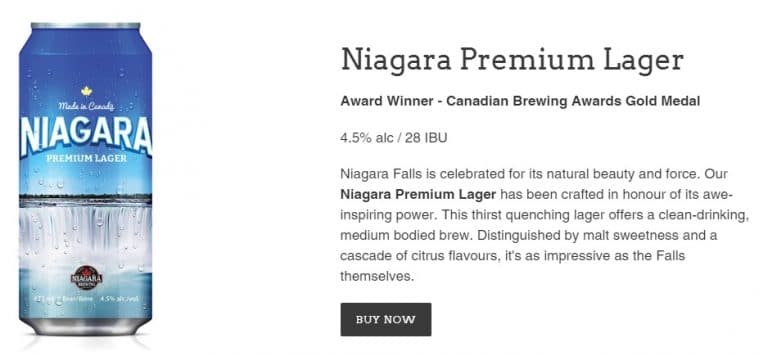 Niagara Brewing Company Online Shop Now Available